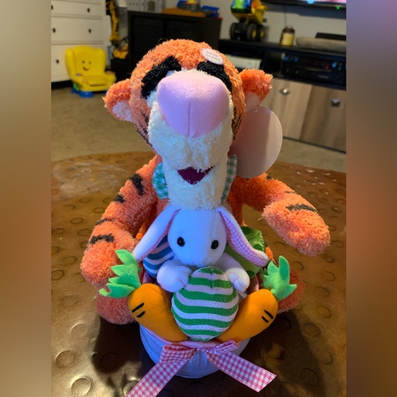 Disney | Toys | Disney Store Singing Easter Basket Tigger Plush | Poshmark